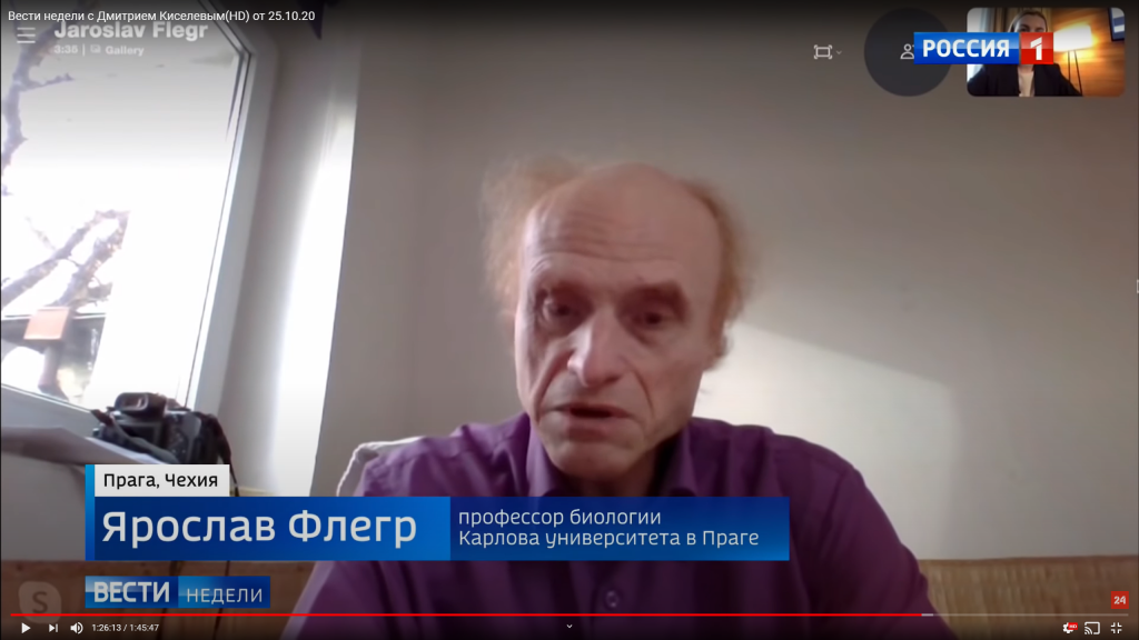 Češi ve vysílání ruské propagandy. Parazitolog Flegr a lékař Balík jako ...
